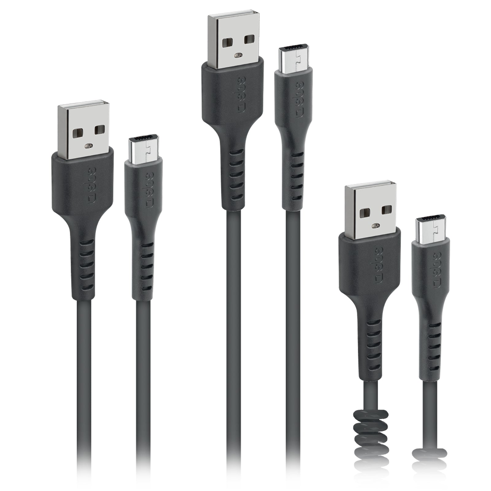 USB to Micro-USB data and charging cable kit | SBS