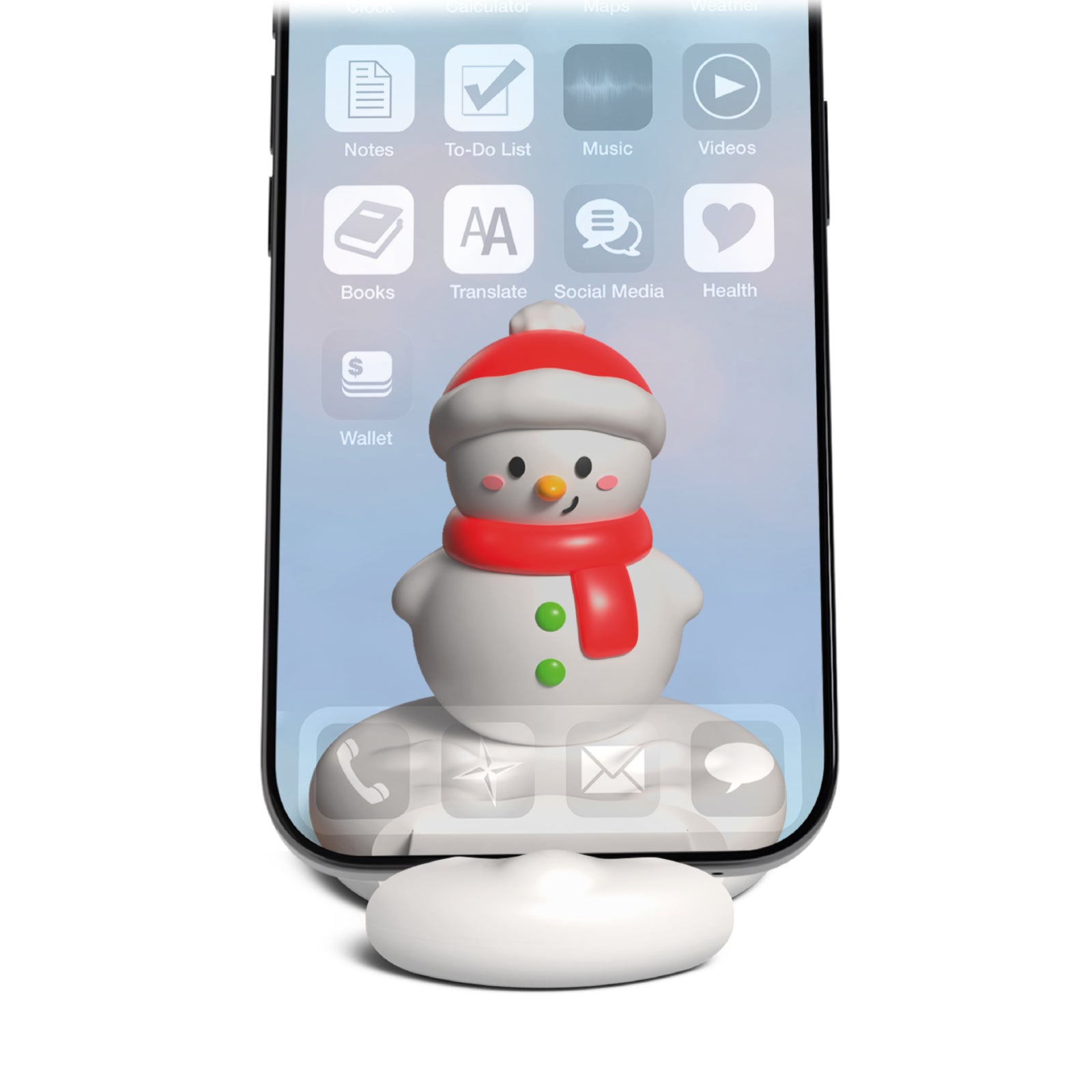 Christmas snowman mobile phone holder | SBS